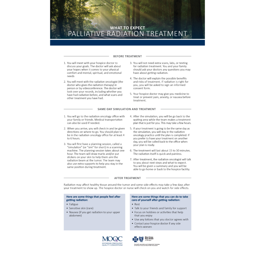 Palliative Radiation Treatment - Michigan Oncology Quality Consortium ...